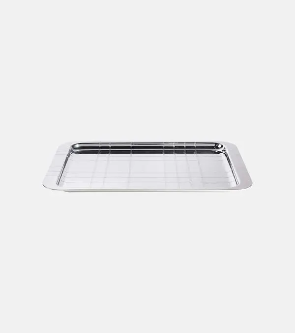 Christofle Graphik -plated Tray - Silver