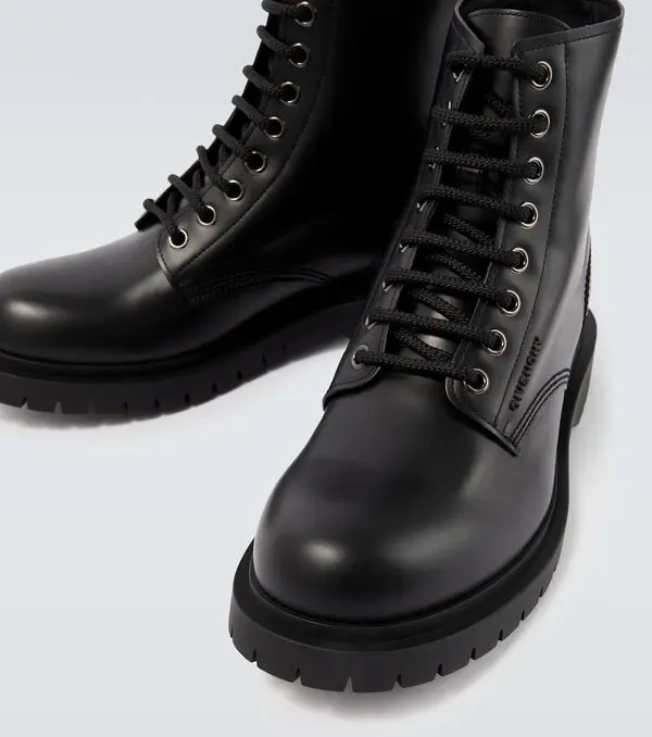 Givenchy Leather Lace-up Boots