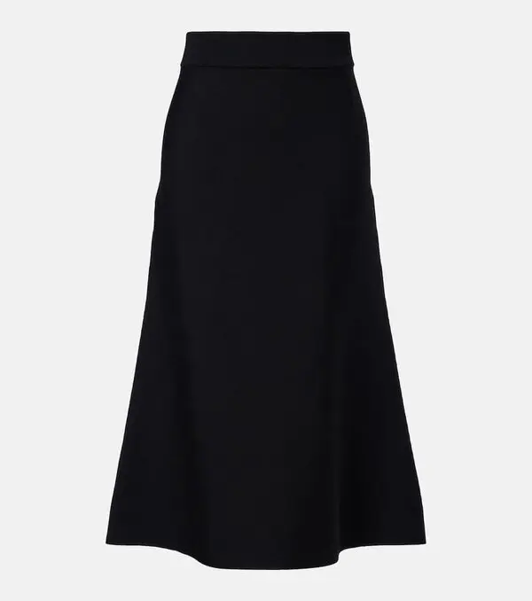 Dorothee Schumacher Sharp Ambition Wool-blend Midi Skirt