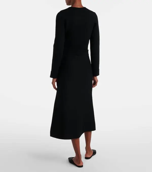 Dorothee Schumacher Sharp Ambition Wool-blend Midi Skirt