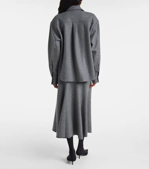 Victoria Beckham Wool And Cashmere Shirt