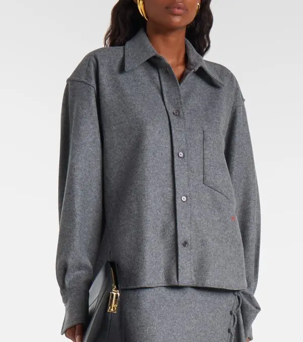 Victoria Beckham Wool And Cashmere Shirt