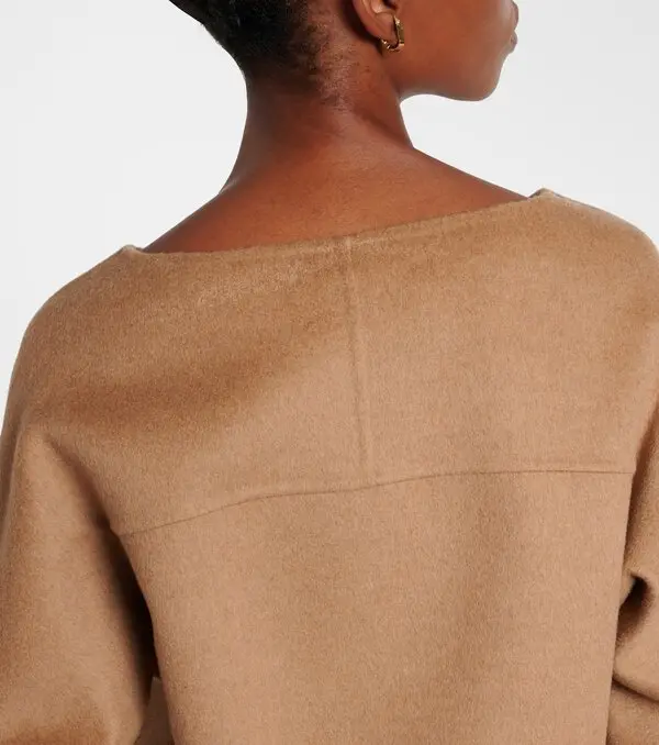 Max Mara Radioso Camel Hair Blouse - Beige