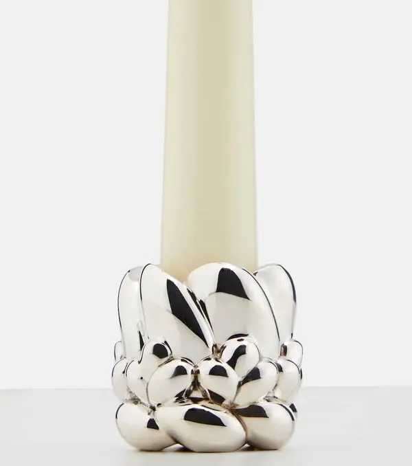Christofle Babylone -plated Candle Holder