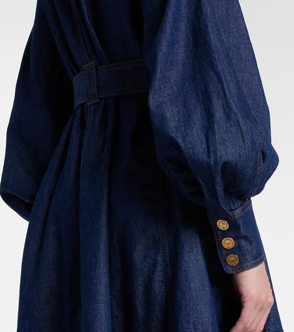 Zimmermann Denim Midi Shirt Dress