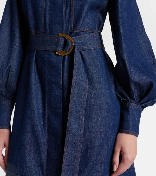 Zimmermann Denim Midi Shirt Dress
