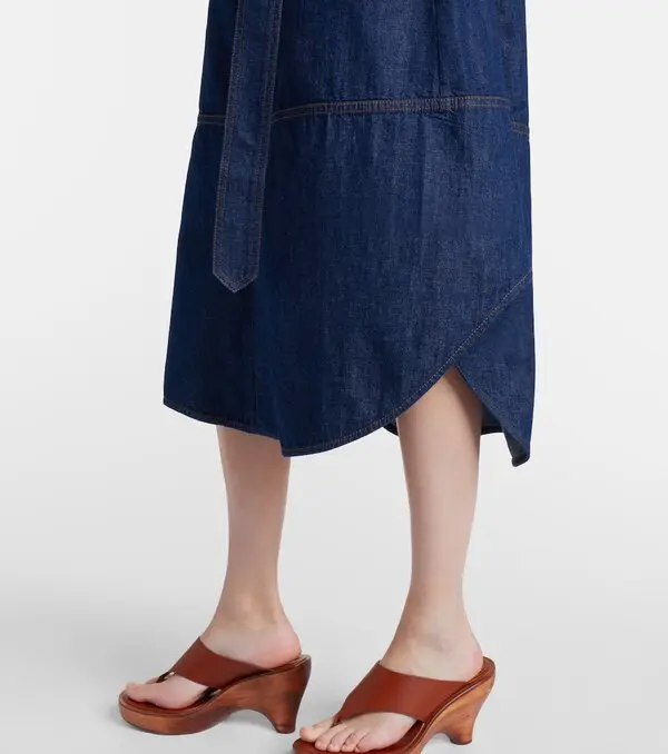 Zimmermann Denim Midi Shirt Dress