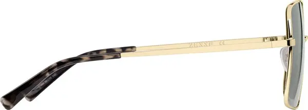 Zenni Oval Full Rim Sunglasses - Gold