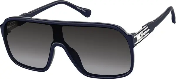 Zenni Vintage Inspired Full Rim Sunglasses - Blue