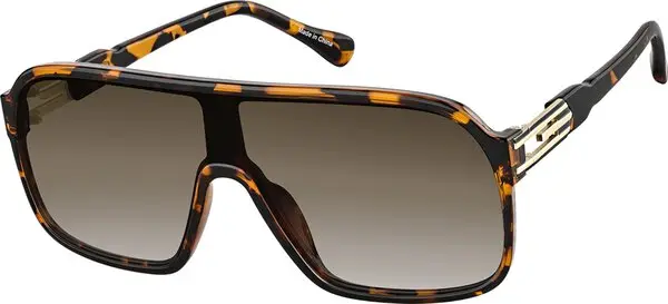 Zenni Vintage Inspired Full Rim Sunglasses - Tortoiseshell