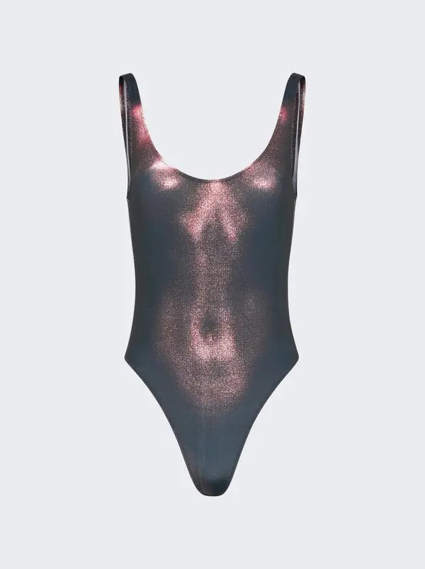 JEAN PAUL GAULTIER Printed Body Dust Swimsuit - Black