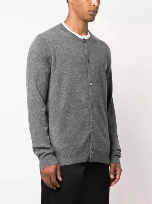 Comme Des Garçons Round-neck Lambswool Cardigan