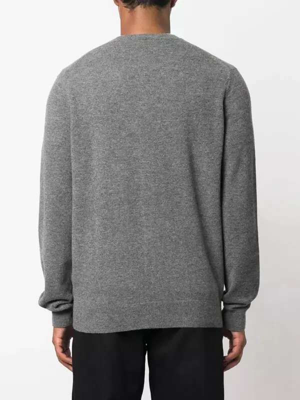 Comme Des Garçons Round-neck Lambswool Cardigan
