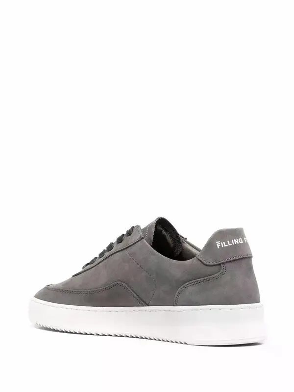 Filling Pieces Leather Low-top Sneakers - Grey