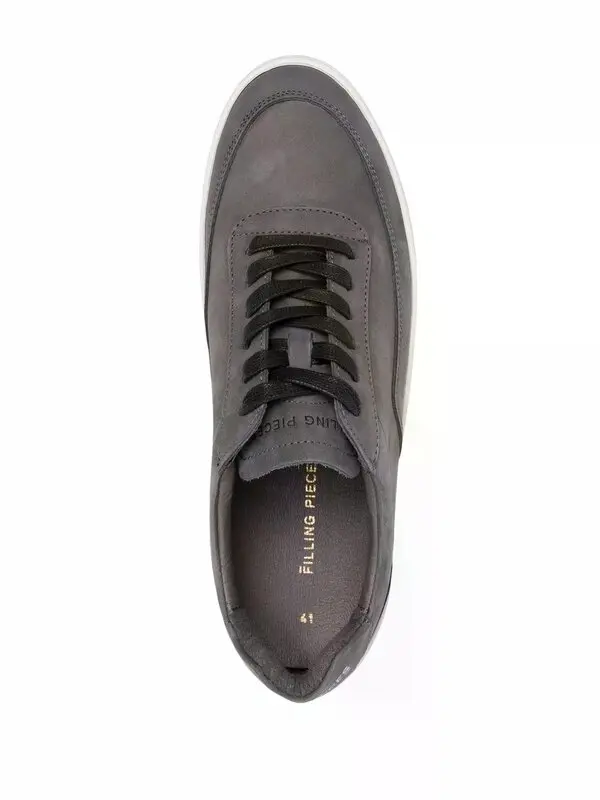 Filling Pieces Leather Low-top Sneakers - Grey