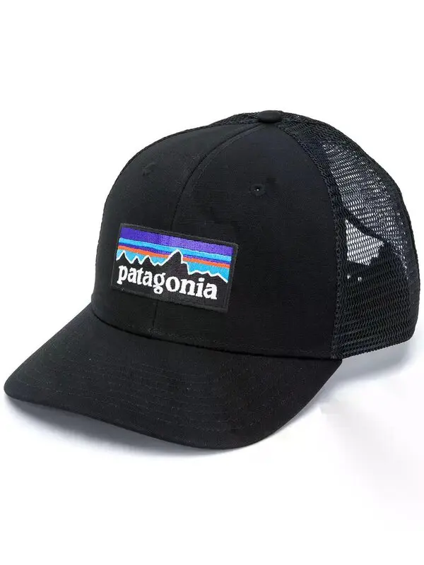 Patagonia P-6 Logo Trucker Hat - Black