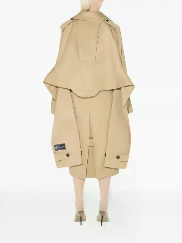 JEAN PAUL GAULTIER Double-breasted Belted Trench Coat