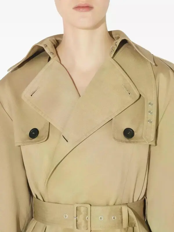JEAN PAUL GAULTIER Double-breasted Belted Trench Coat