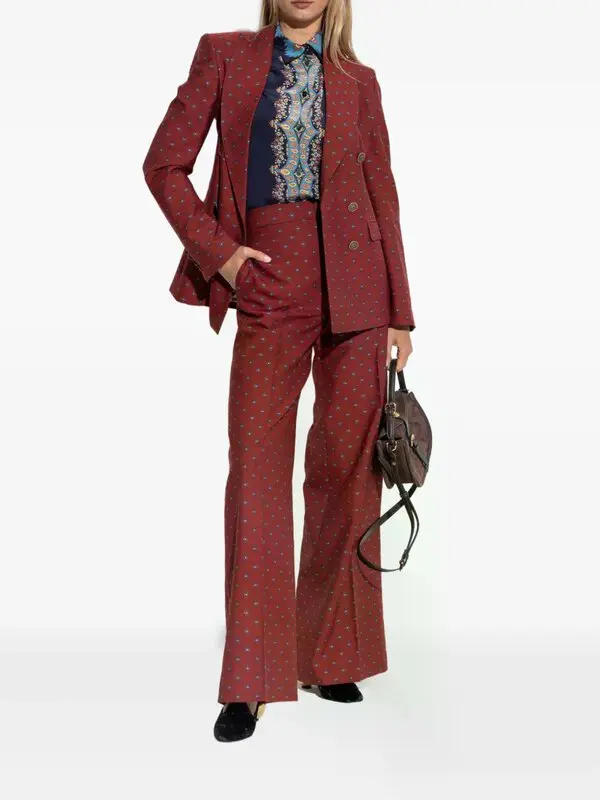 Etro Jacquard-pattern Trousers
