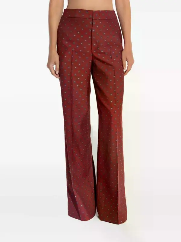 Etro Jacquard-pattern Trousers