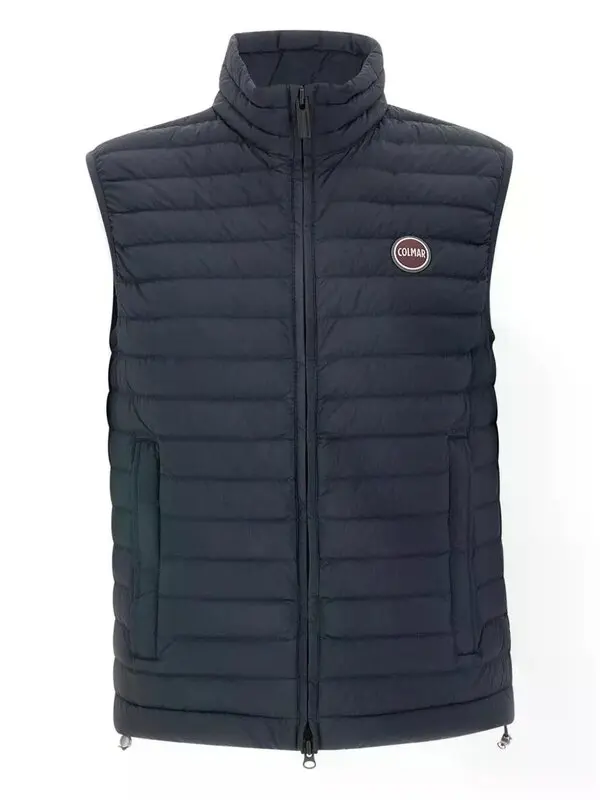 COLMAR Quilted Vest With Logo Patch