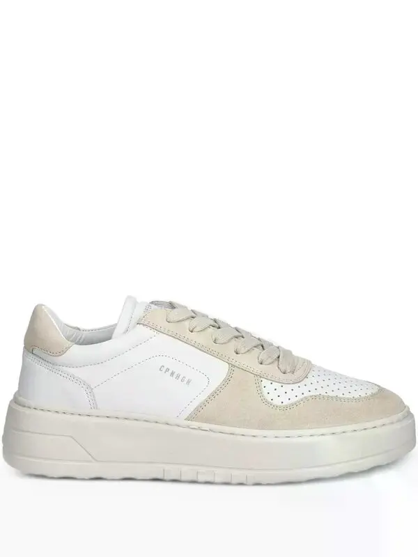 SUMMERY COPENHAGEN Perforated Suede Leather Sneakers