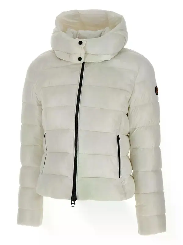 SAVE THE DUCK Horizontal-quilted Hooded Puffer Jacket