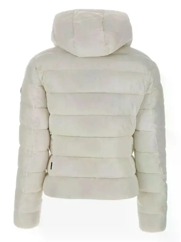 SAVE THE DUCK Horizontal-quilted Hooded Puffer Jacket