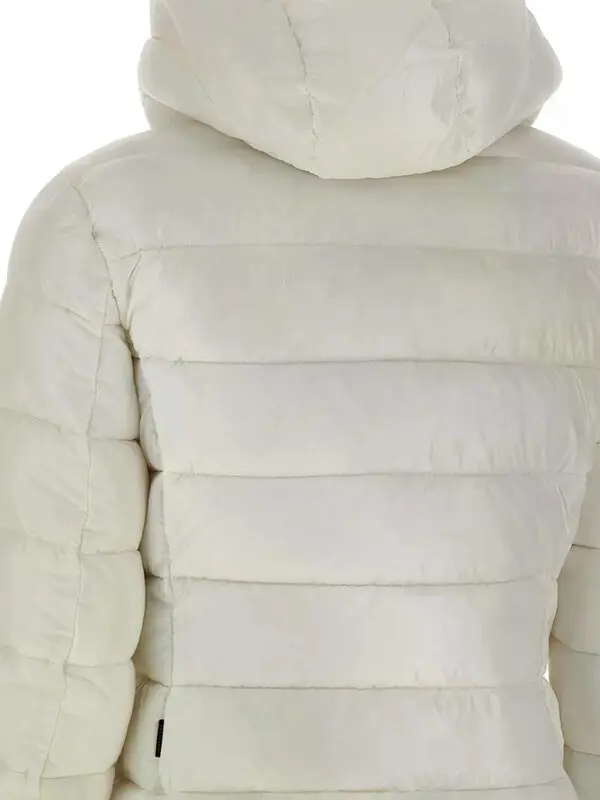 SAVE THE DUCK Horizontal-quilted Hooded Puffer Jacket