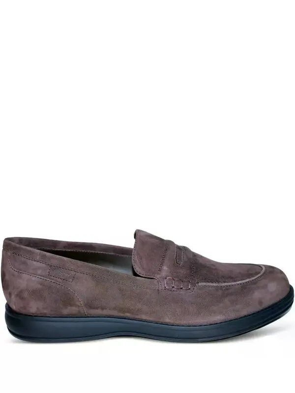 Brioni Suede Penny Loafers