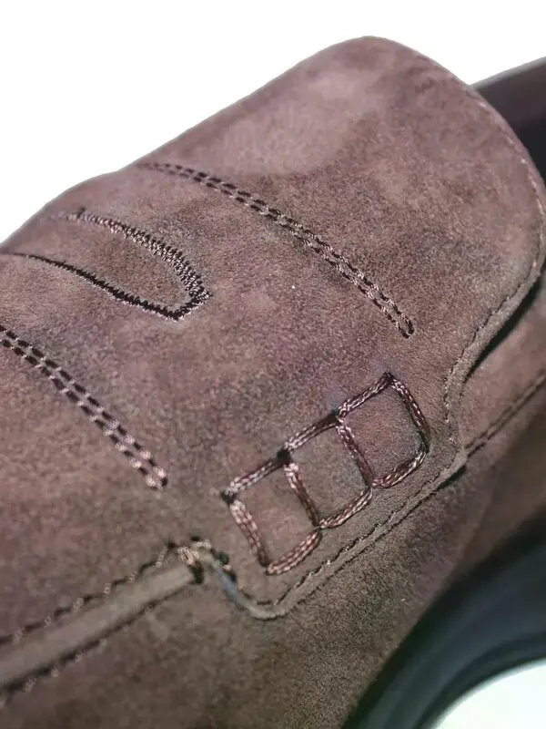 Brioni Suede Penny Loafers