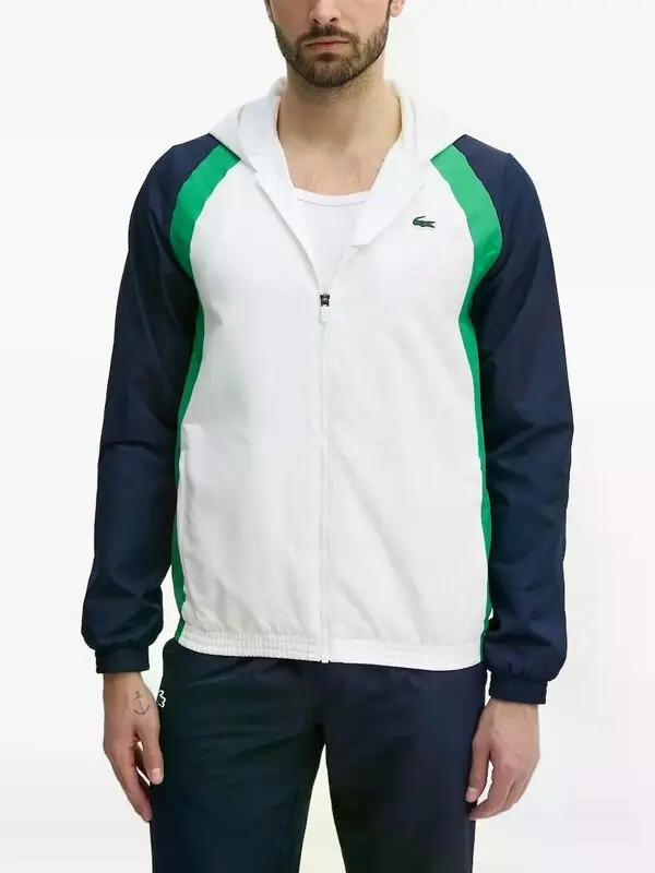 Lacoste Colour-block Hooded Jacket
