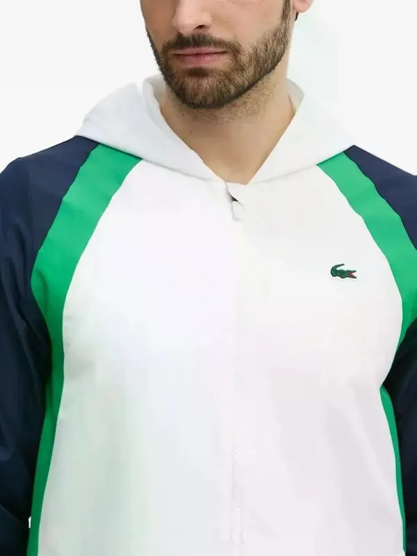 Lacoste Colour-block Hooded Jacket