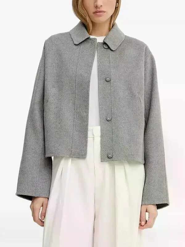 BOSS Cropped Buttoned Jacket