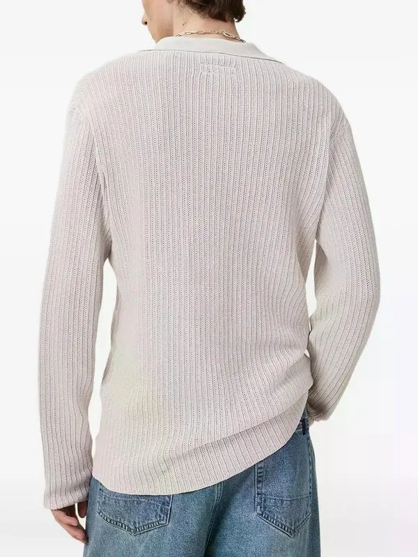 ALLSAINTS Ribbed Polo-neck Sweater