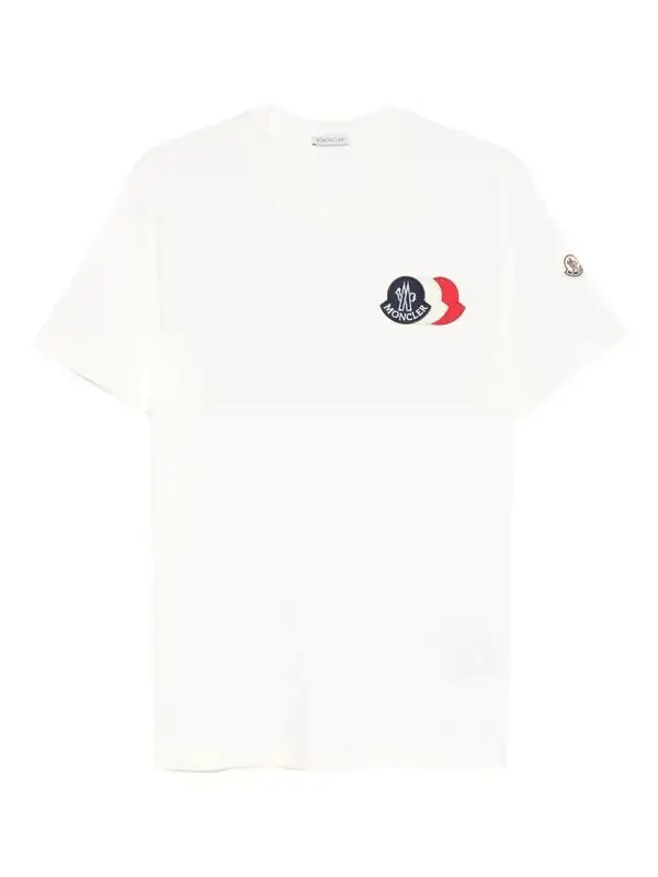 Moncler Logo-patch T-shirt - White