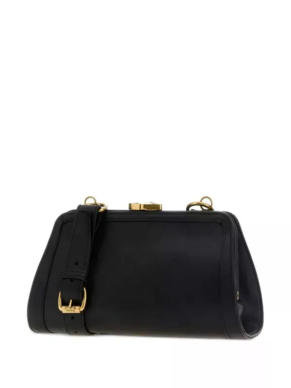 VIVIENNE WESTWOOD Ascot Leather Satchel - Black