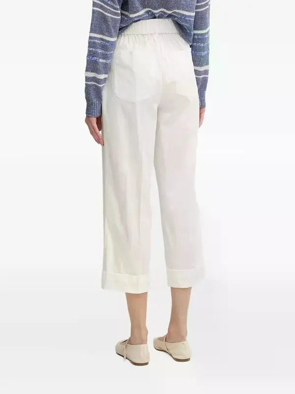 PEDRO DEL HIERRO Cuffed Trousers With Elastic Waistband