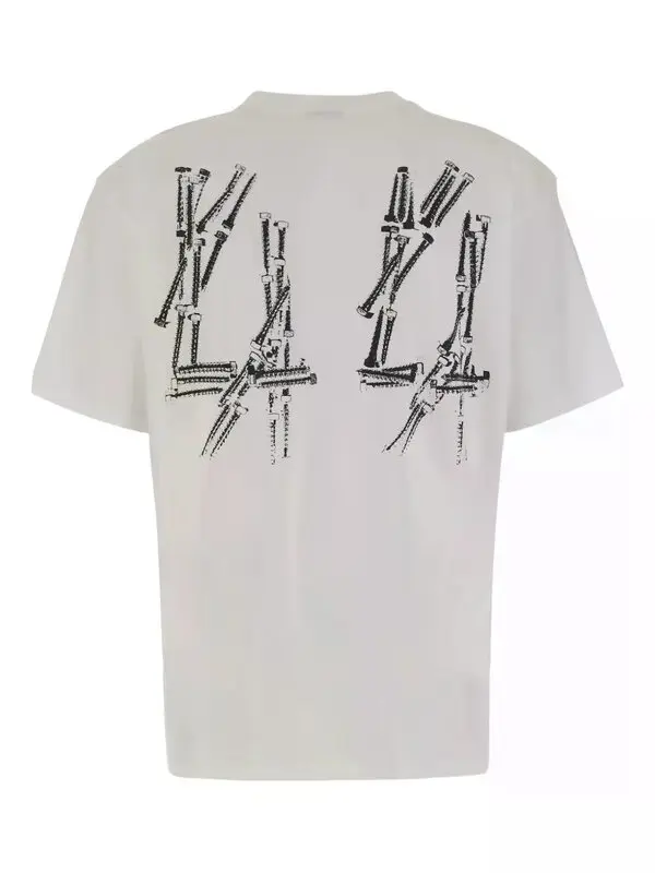 44 LABEL GROUP Screw-face Graphic T-shirt