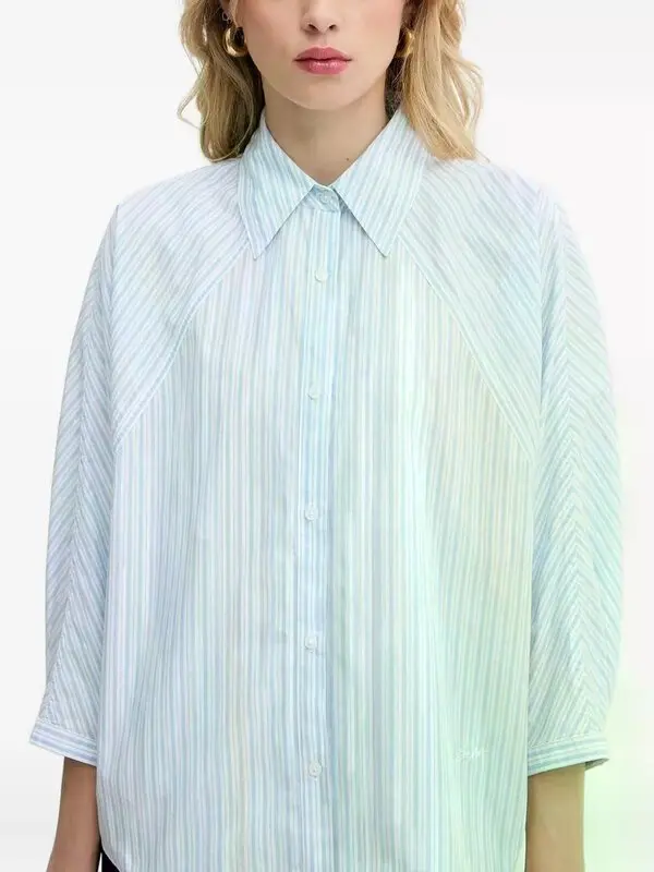 BOSS Striped Panelled Shirt
