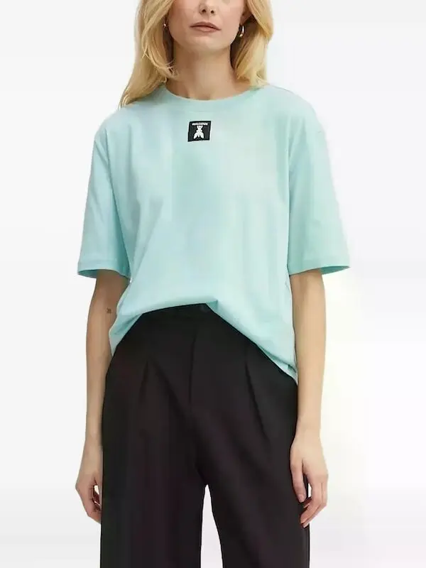 Patrizia Pepe Logo-patch Cotton T-shirt