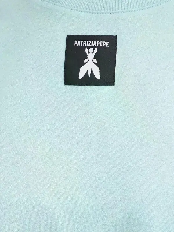 Patrizia Pepe Logo-patch Cotton T-shirt