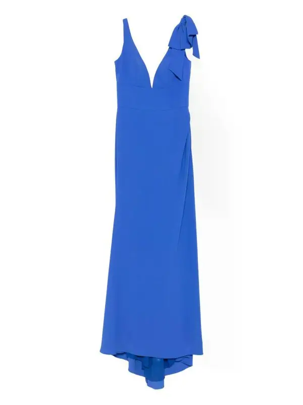 Nicole Miller Bow-embellished A-line Dress