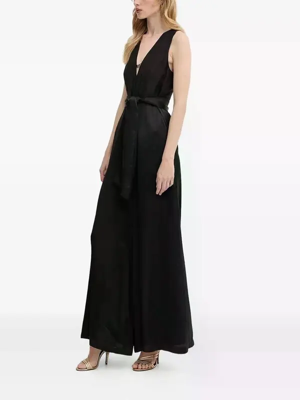 TWINSET V-neck Belted Jumpsuit
