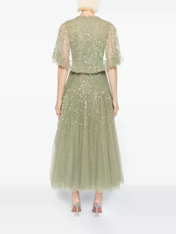 NEEDLE & THREAD Dappled Sequin Dress