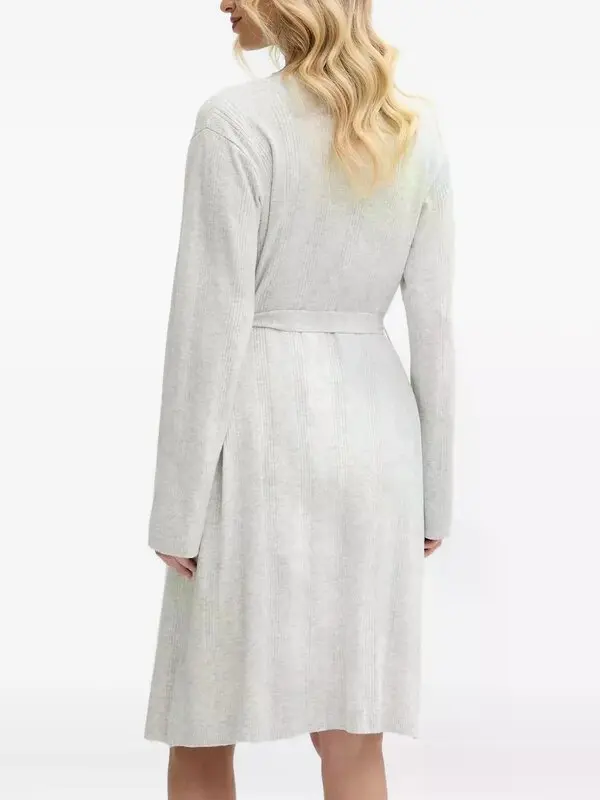 Dkny Ribbed Belted Robe