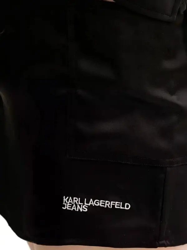 Karl Lagerfeld Wrap-effect Mini Skirt