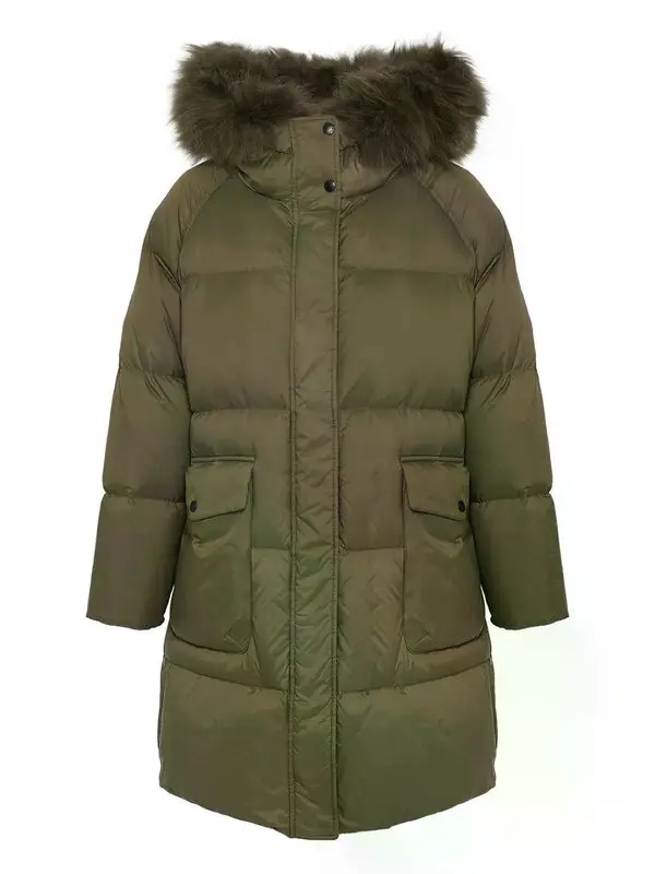 YVES SALOMON Shearling-trimmed Down Coat