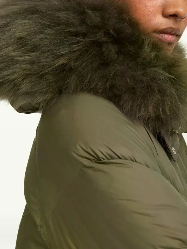 YVES SALOMON Shearling-trimmed Down Coat