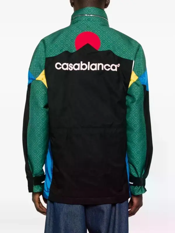 Casablanca Geometric-panel Jacket - Black